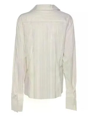 Marina Rinaldi Striped Shirt - Neutrals