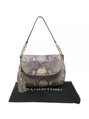 Michael Kors Snake-embossed Leather Shoulder Bag