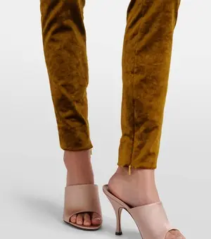 Gucci Velvet Tapered Trousers
