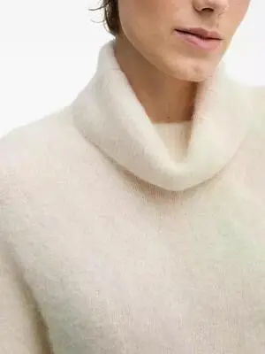 SANDRO FERRONE Roll-neck Sweater - Neutrals