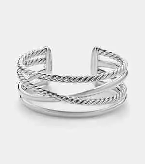 David Yurman Crossover Sterling Cuff Bracelet - Silver