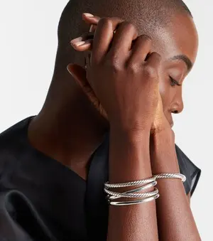 David Yurman Crossover Sterling Cuff Bracelet