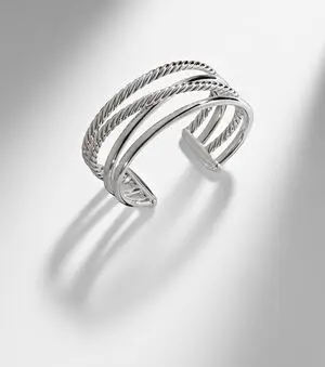 David Yurman Crossover Sterling Cuff Bracelet