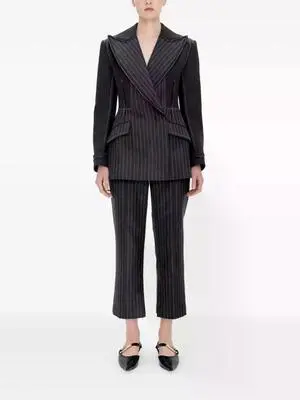 Simkhai Vera Pinstripe-pattern Trousers
