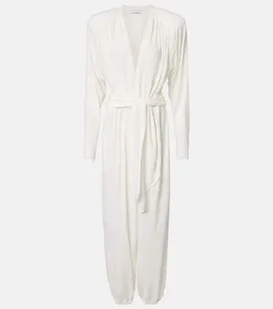 Stella McCartney Crêpe Jersey Jumpsuit - White