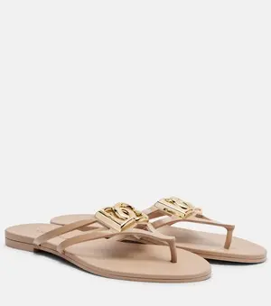 Dolce & Gabbana Thong Sandals - Brown