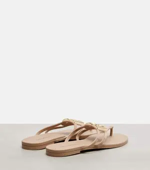 Dolce & Gabbana Thong Sandals - Brown