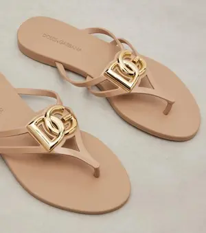 Dolce & Gabbana Thong Sandals - Brown
