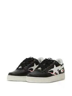 A BATHING APE Shark Sta Trainers - Black