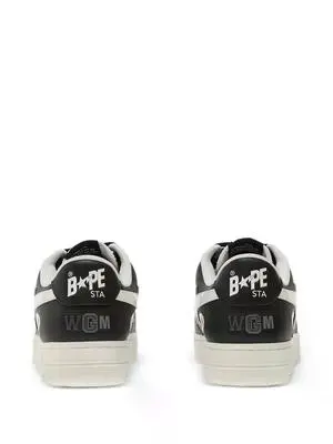 A BATHING APE Shark Sta Trainers - Black