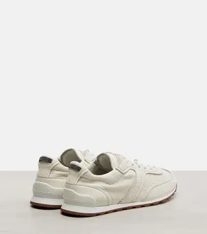 Brunello Cucinelli Leather Low Top Sneakers