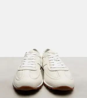 Brunello Cucinelli Leather Low Top Sneakers