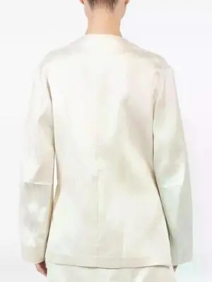 SETCHU Origami Double-breasted Belted Blazer