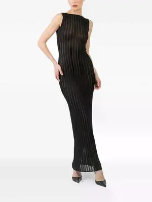 LA GALPA Reaper Bare Split Maxi Dress