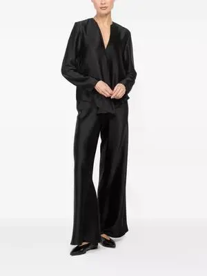 PETER COHEN V-neck Long-sleeve Blouse