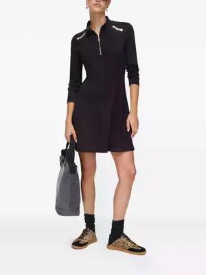 Liu Jo Short Milano Stitch Dress With Chain Detail