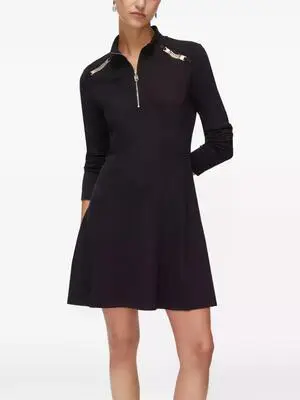 Liu Jo Short Milano Stitch Dress With Chain Detail