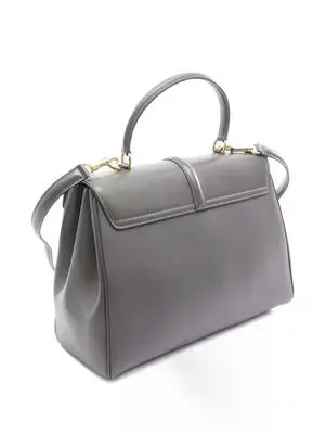 Celine Medium 16 Handbag With Padlock Detail - Grey