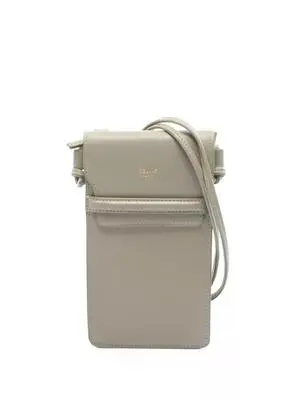 Celine 2010s Leather Phone Pouch - Grey
