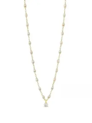 Gigi Clozeau Supreme Classic Opal And Diamond Necklace - Gold