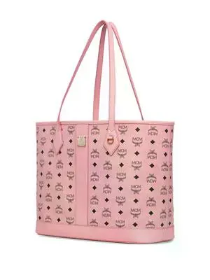Mcm Liz Visetos Tote Bag - Pink