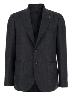 Tagliatore Peak-lapel Single-breasted Jacket
