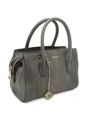 Dkny Vintage Lizard-embossed Leather Tote Bag
