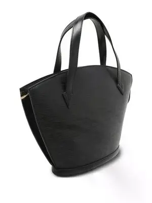 LOUIS VUITTON Pm Saint Jacques Leather Tote Bag - Black