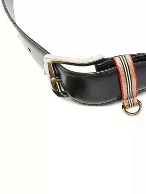 Burberry Buckle Leather Belt