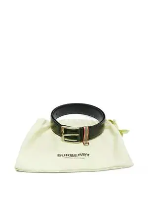 Burberry Buckle Leather Belt