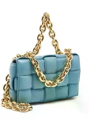 Bottega Veneta Cassette Shoulder Bag - Blue