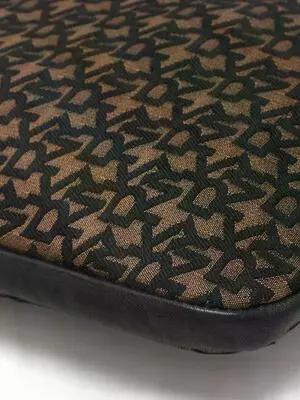 Dkny Vintage Canvas And Leather Clutch