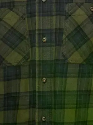 Off-White Tartan Cotton Shirt