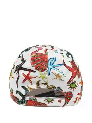 Versace Trésor De La Mer Printed Cap