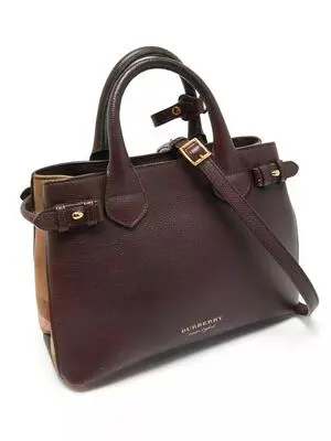 Burberry Banner Leather Tote