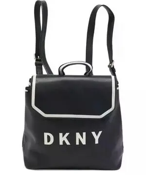 Dkny Jade Leather Logo Backpack