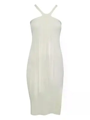 Simkhai Ribbed Halterneck Midi Dress