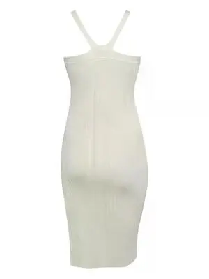 Simkhai Ribbed Halterneck Midi Dress
