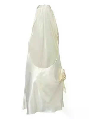 Arcina Ori Satin Halterneck Dress