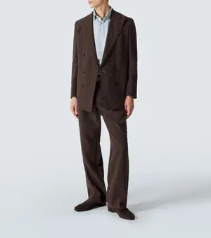 Kiton Suede Penny Loafers