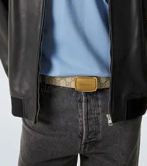 Gucci Gg Supreme Canvas Belt