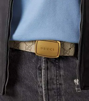 Gucci Gg Supreme Canvas Belt