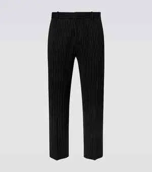Acne Studios Pinstripe Straight Pants - Blue