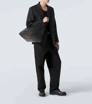 LEMAIRE Belted Leather Shoulder Bag - Brown