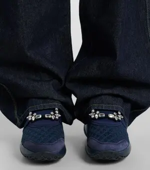 ROGER VIVIER Viv' Run Slip-on Sneakers - Blue