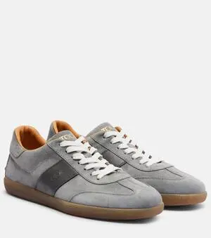 TOD'S Tabs Suede Sneakers - Grey