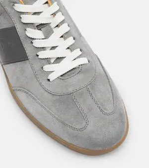 TOD'S Tabs Suede Sneakers - Grey