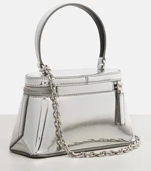 Givenchy Antigona Mini Metallic Vanity Bag - Silver