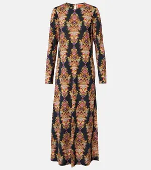 La DoubleJ Printed Jersey Maxi Dress