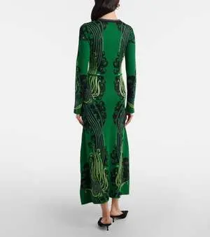La DoubleJ Bee Jacquard Midi Dress